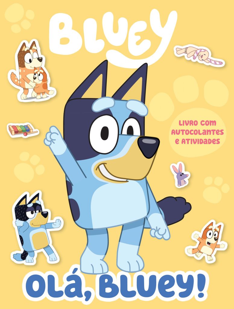 Bluey: Olá, Bluey!: Livro com autocolantes - Penguin Livros